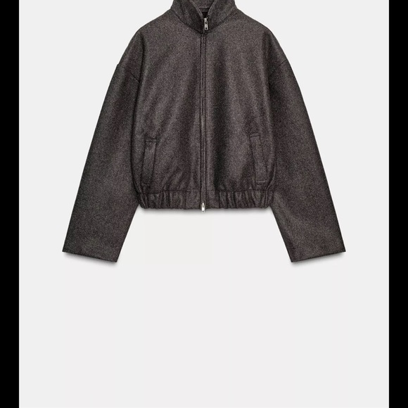 Jackets & Coats | Zara Dark Brown Soft Bomber Jacket | Poshmark